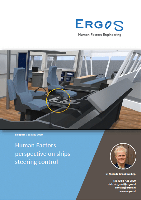 Human Factors perspective on ships steering control - Maritime ergonomics